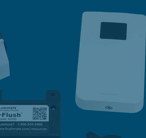 I-Flush Touchless System with Chrome Trim